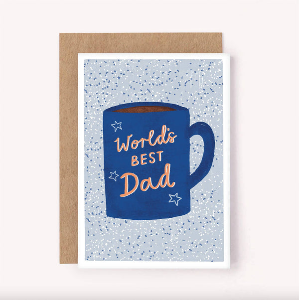 Greeting Card World's Best Dad Mug– Oxley and Moss