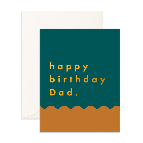 Greeting Card Birthday Dad Ripple– Oxley and Moss