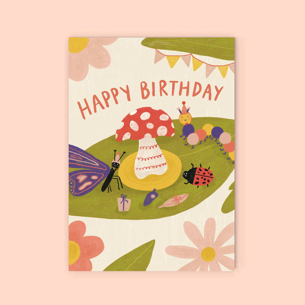 Greeting Card Bug Party– Oxley and Moss