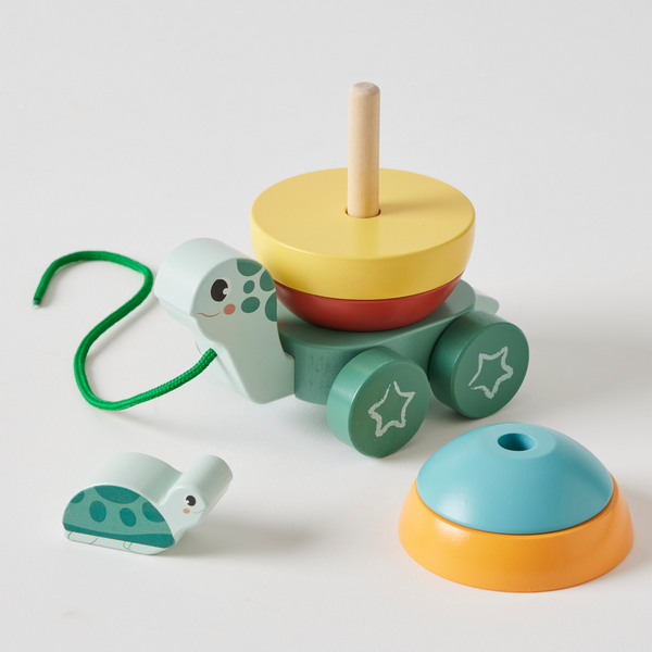 Pull Along Stacking Turtle– Oxley and Moss