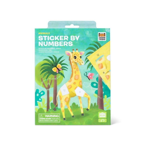 Sticker By Numbers Animals– Oxley and Moss