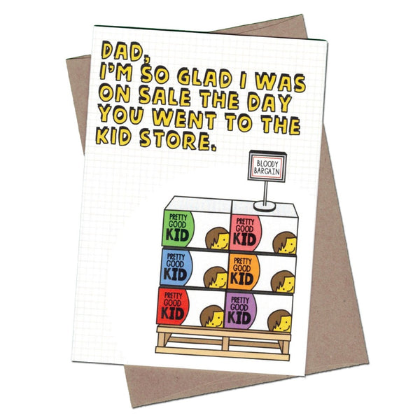 Greeting Card Fathers Day Bargain– Oxley and Moss